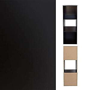 PACHIRA E-Commerce US Wooden Cube Storage Organizer, Unit Shelf, Closet Cabinet, Bookshelf File in Living Room, Bedroom, Study 3 Cube, Dark Brown