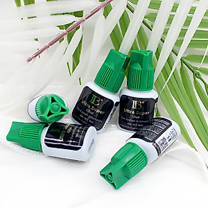Lava Lash 1 PCS Eyelash Extensions Ibeauty Ultra Super Glue 5ml, Semi-Permanent Eyelash Extension Glue, 1-2 Sec Drying Time, Keep 5-6 Weeks