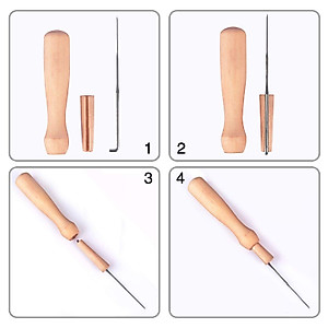 30 Pcs Needle Felting Kit, Wool Felting Needles Tool, Needle Felting Supplies, Wool Felting Supplies Needle Felting Tool, 3 Sizes Felting Needles 3.58/3.39/3.07 inch