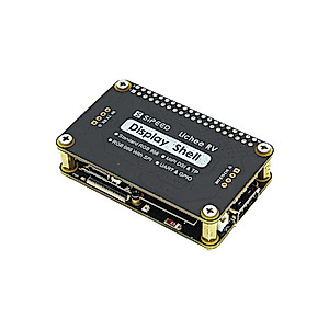 Sipeed RV Dock Allwinner D1 Single Board Computer RISC-V Linux Starter Kit with 16bits 512MB DDR3 RAM Onboard 2.4G WiFi + BT Module Support MIPI, RGB and MCU Running OpenWRT Debian YoC (RTOS)