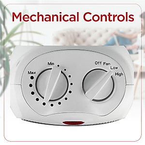 BLACK+DECKER Portable Space Heater, 1500W Small Space Heater with Overheat Protection for Indoor Use