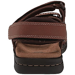 Dockers Mens Newpage Outdoor Sport Sandal Shoe,Rust,14