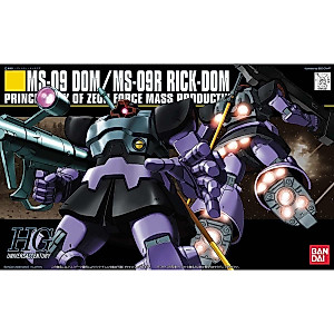 Bandai Spirits #59 Dom/Rick-Dom Mobile Suit Gundam, Bandai HGUC 1/144