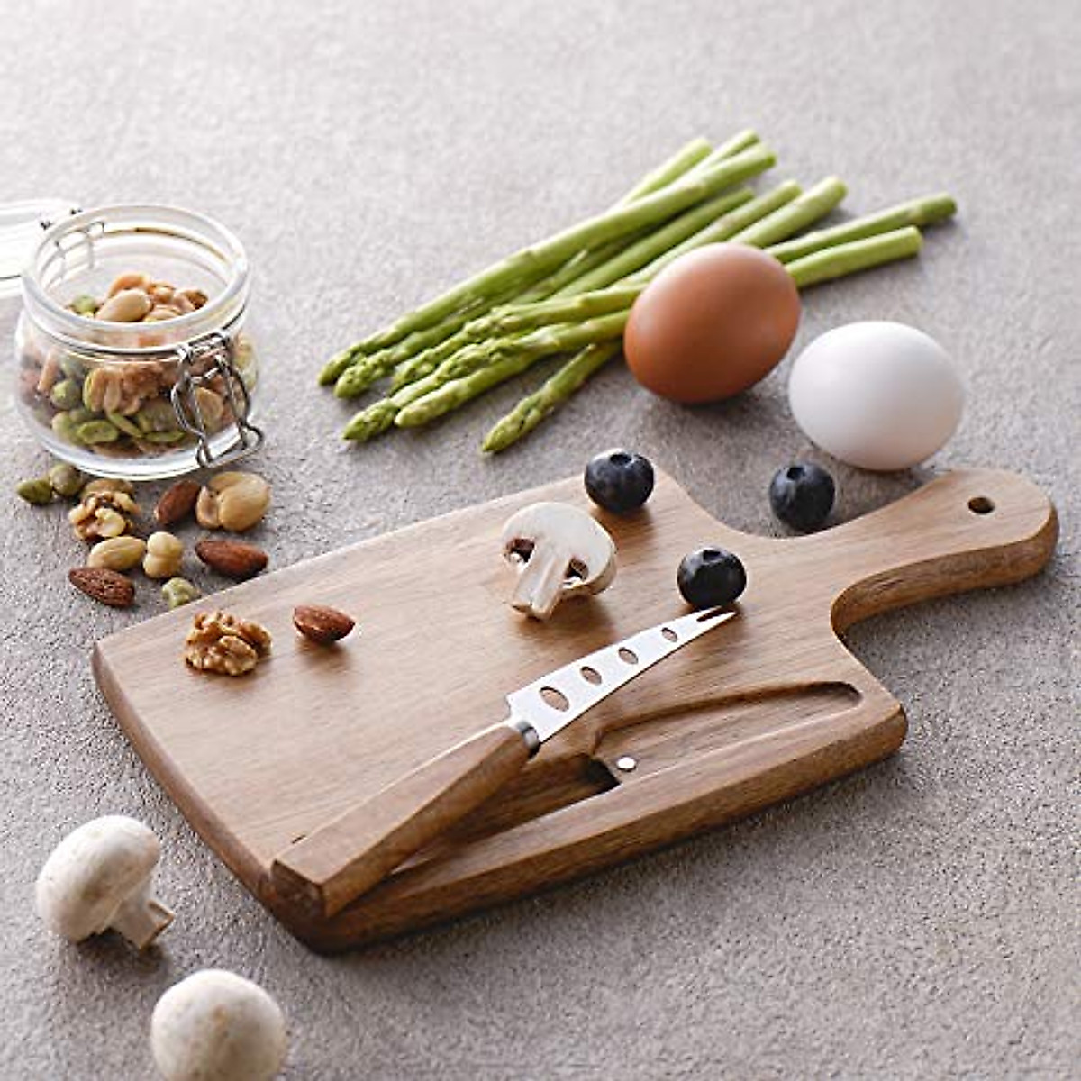 Home Mini Cutting Board With Magnetic Knife Small Fruit Cheese Cutting Board Solid Bamboo Wood Board For Baby infant dormitory,camping cutting board and knife set