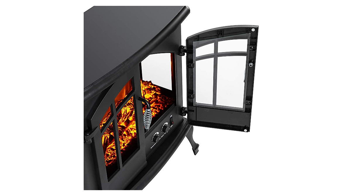 e-Flame USA Jasper Electric Fireplace Stove Heater
