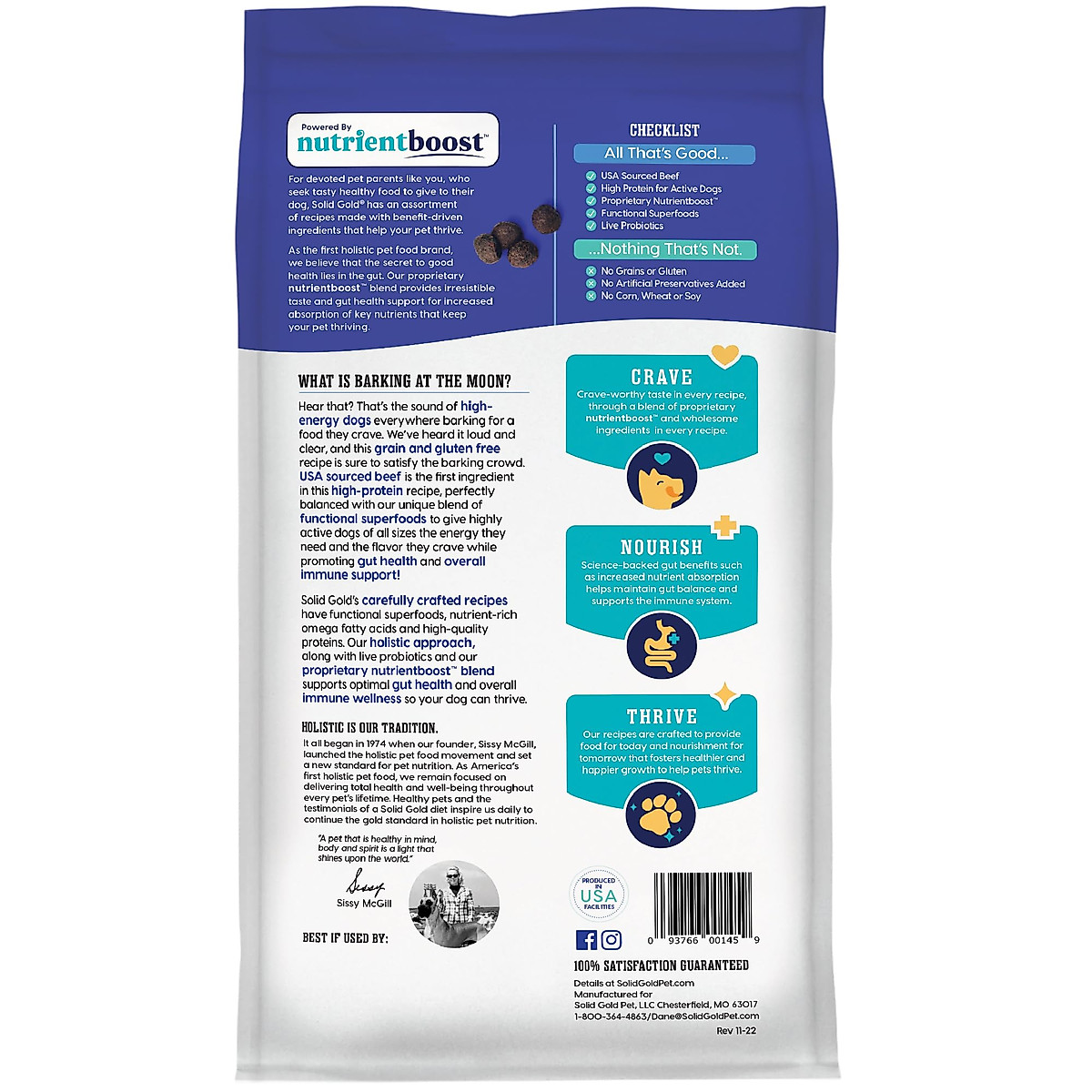 Solid Gold Barking at The Moon Nutrientboost 22 lb 1.0