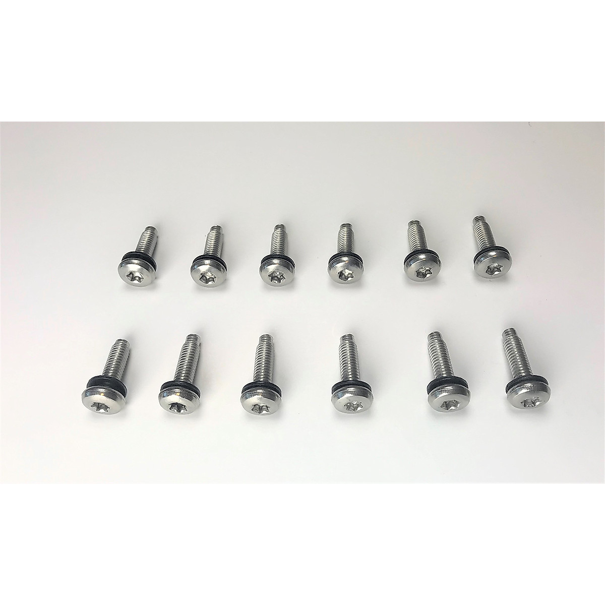 12 ea 2007 to 2018 Wrangler JK Stainless Steel Windshield Frame Torx Screws