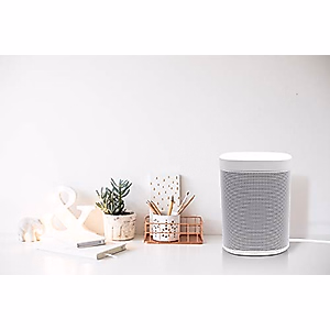 Vebner 16-Foot 2-Pack Power Cord Compatible with Sonos One, Sonos One SL, Sonos Play-1 Speakers - Power Plug Cable (Extra Long, White)