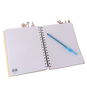 Innovative Designs Nickelodeon Spongebob Squarepants Tab Journal Notebook, Spiral Bound, 144 Lined Pages, 8 x 7 inches