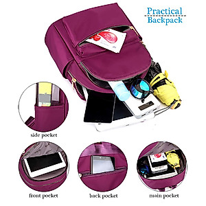 Collsants Small Backpack for Women Mini Backpack Small Backpack Purse Nylon Day Packs Fashion Backpacks(Grey)