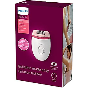 Philips Satinelle Essential Compact Hair Removal Epilator, BRE235/04