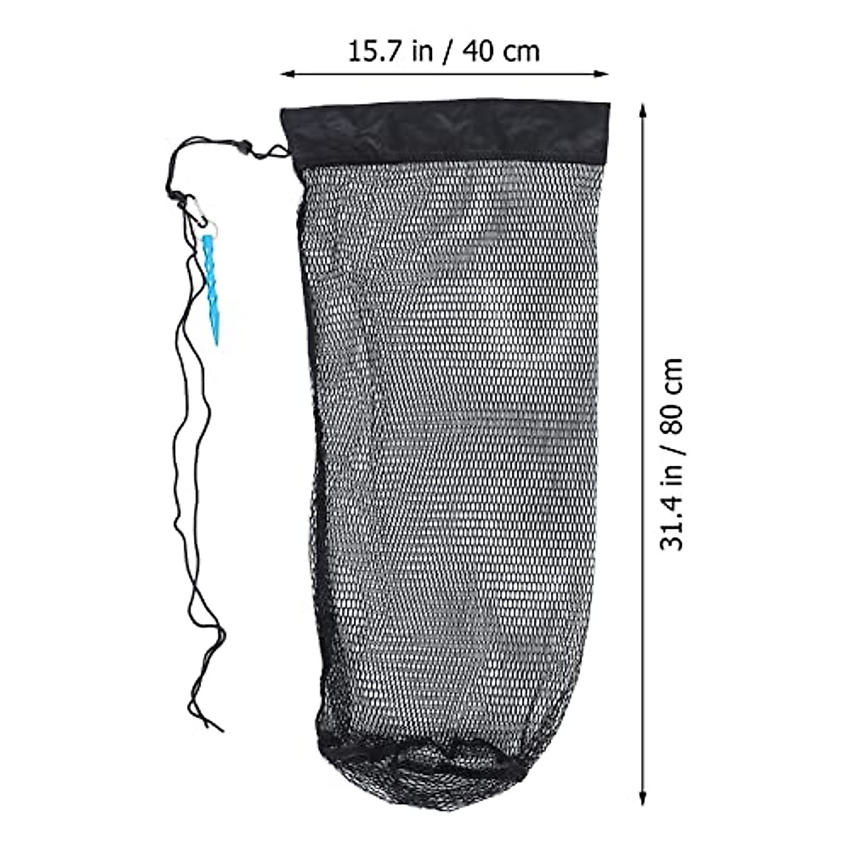 BESPORTBLE 1 Set Fishing Net Lightweight Fish Catching Basket Outdoor Fishing Net Fishing Bag