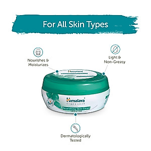 Himalaya Nourishing Skin Cream with Aloe Vera and Winter Cherry, Dermatologically Tested, Hypoallergenic, 50 ml (1.69 oz)