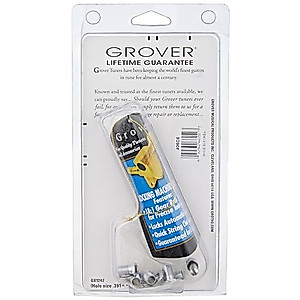 Grover 406C6 Rotomatic Mini 6 in Line Self Locking Machine Heads, Chrome