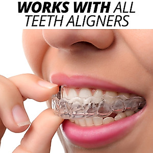 IXO Aligner Chewies for Invisalign Aligners - Retainer Chewies with Grip Handle, Orthodontic Chewies, and Invisalign Accessories - 10 Pack - Mint Scent