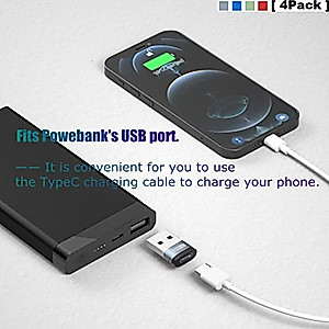 sunshot USB C Female to USB Male Adapter 4Pack,Type A Charger Cable Converter for Apple iWatch Watch Series 7 SE,iPhone 11 12 13 Pro Max Mini,8,AirPods iPad Air 4 5,14,Samsung Galaxy S20 S21 S22