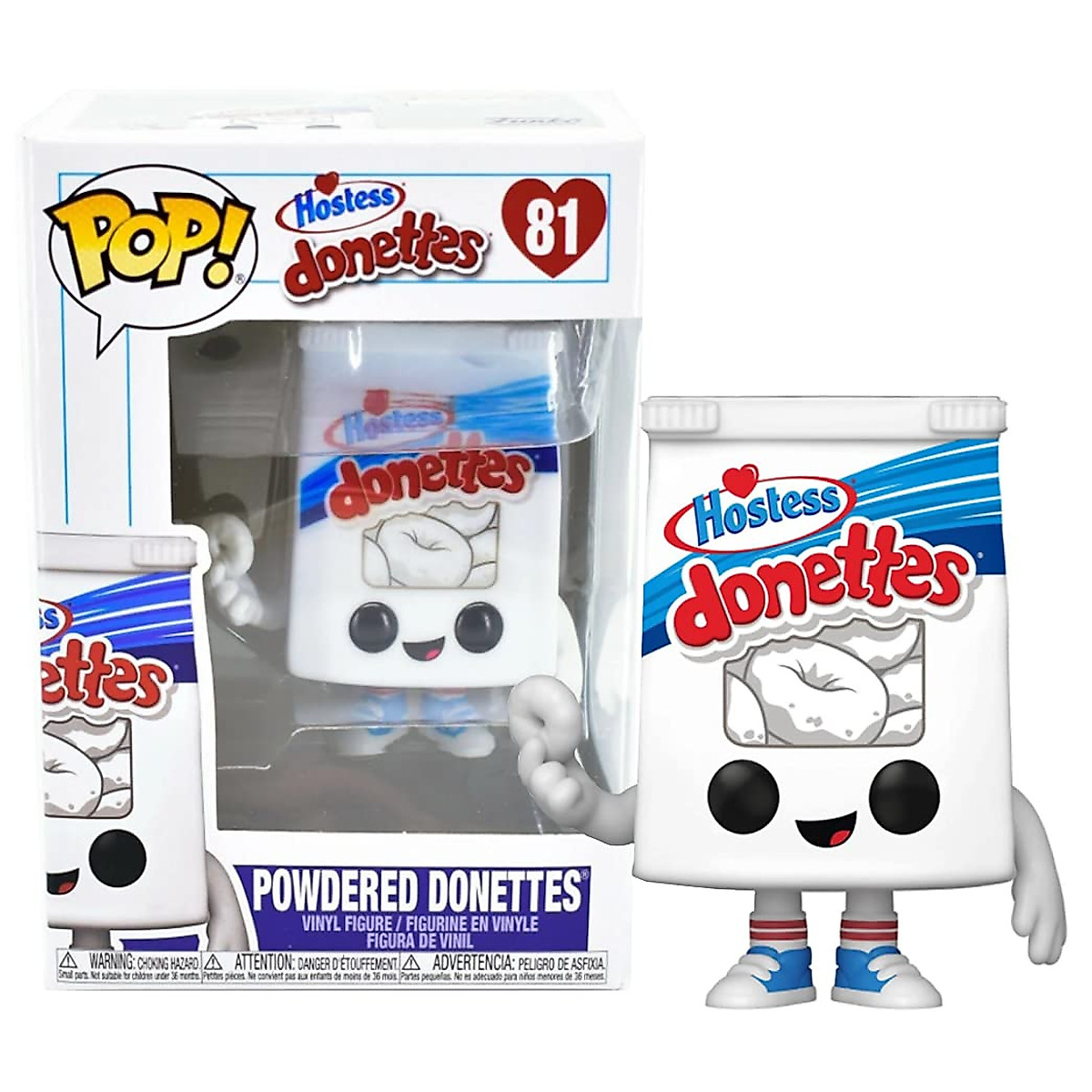 POP Ad Icons: Hostess - Donettes Funko Pop! Vinyl Figure (Bundled with Compatible Pop Box Protector Case), Multicolored, 3.75 inches