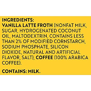 Gevalia Frothy 2-Step Vanilla Latte Espresso K-Cup Coffee Pods & Froth Packets Kit, 6 Count (Pack of 6)