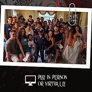 Masquerade and Murder: Ghosts of Our Past | Masquerade Murder Mystery Game | Flexible 4-20+ Players | Physical Game Kit