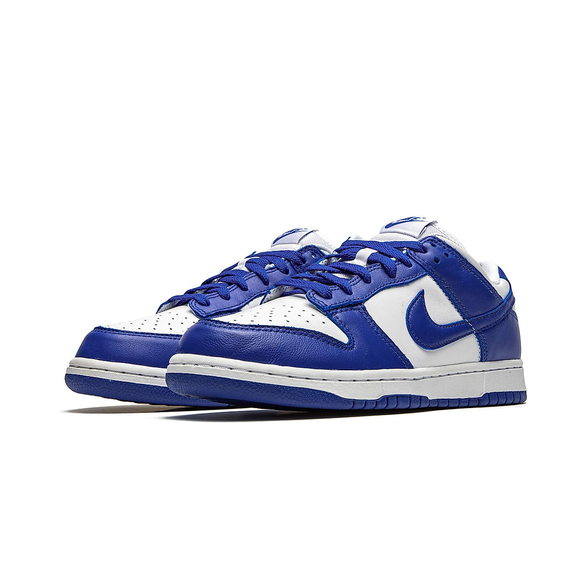 NIKE Air Jordan 1 Low Men's Basketball Shoes, White Varsity Royal, White Varsity Royal, 11.5