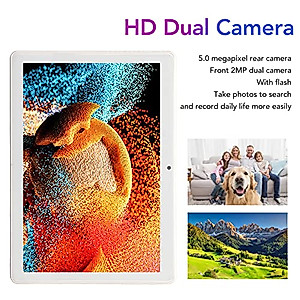 10.1 Inch HD Tablet 100-240V 3 Card Slots Design 2GB RAM 32GB ROM Dual SIM Dual Standby HD Tablet MT6753 Chip (US Plug)