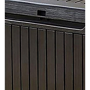 Keter 123 x 53.5 x 57 cm Springwood Outdoor Plastic Storage Box Garden Furniture - Brown