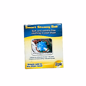 Smart Steamy Ball - Wrinkle Releasing Dryer Balls - Laundry Dryer Fabric Softening Ball - 2 Boxes