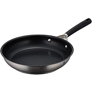 Henckels 40589-260 HI Style Basic Frying Pan, 10.2 inches (26 cm), Stainless Steel, Fluorine Coating, Induction Compatible
