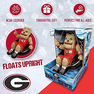 Rubber Tubbers Georgia Bulldogs (Hairy Dawg) Collegiate Bathtub Toys - Officially Licensed NCAA Team Mascots, Authentic Sports Memorabilia, Novelty Rubber Ducks (University of Georgia)