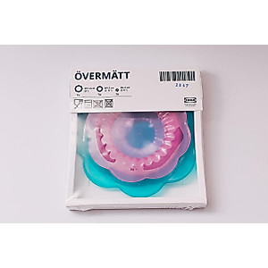 Ikea OVERMATT Food Cover, Set of 3, Silicone Multicolour