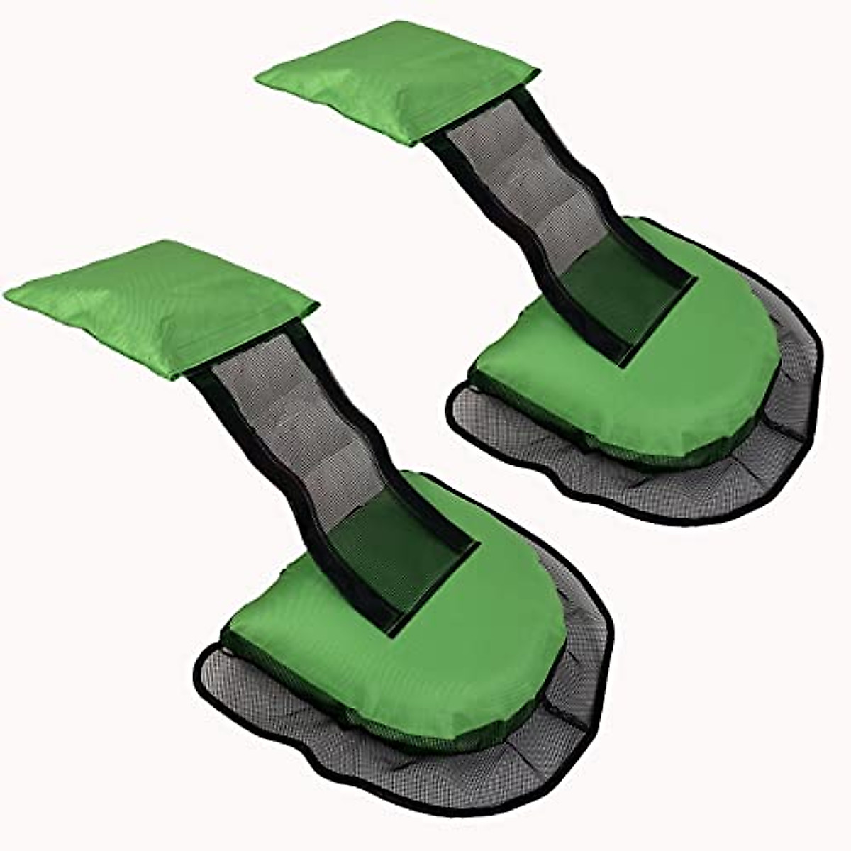 MISUMISO 2 Pack Animal Saving Escape Ramp for Pool, Floating Ramp Rescues, Pool & Spa Accessories & Tools, Saving Critters, Frogs, Toads Animal Mice, Birds, Green