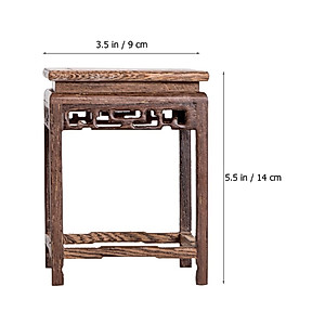 Cabilock Tall Plant Stand Pot Holder Flower Shelf Rack Display Table Wood Plant Riser Stands Stool Bonsai Holder