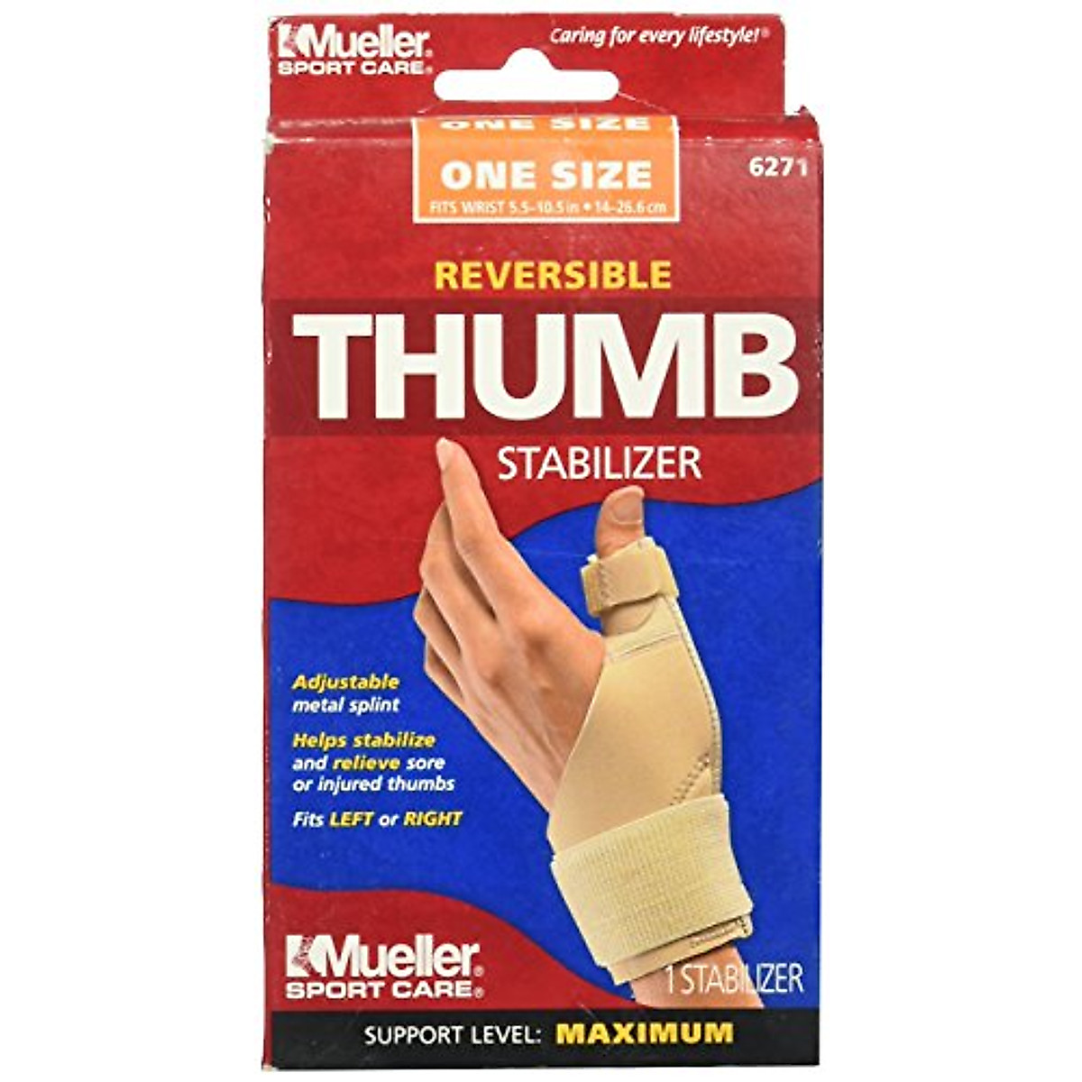 Mueller Reversible Thumb Stabilizer One Size