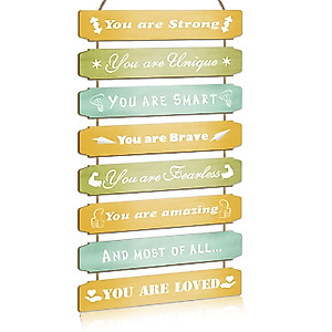 Cute Room Decor for Teen Girls,Room Decor Aesthetic for Kids Nursery Toddler Baby Little Girl Princess,Kawaii Rainbow Inspirational Wall Art for Bedroom Locker Dorm Beach Room Sign Decorations