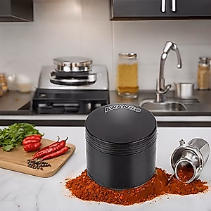AWANSO Grinder, 2" Grinder (Black)