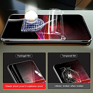 YiiLoxo Hydrogel Film Screen Protector Compatible with Sony Xperia 5 III XQ-BQ72 6.1 Inch. 3D Nano-Tech Hydrogel Protective Film [Not Glass][High Sensitivity][HD Clear][Fingerprint Support]