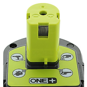 Ryobi P107 One+ 18 Volt Compact Lithium Ion 1.5 Ah Battery Multi Pack (2 Batteries)