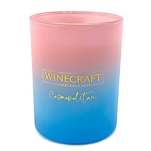 Perfect for Spring & Summer - Wooden Wick - Premium Soy Wax Candle - Crackling Ambiance - Hand Made in The USA (Cosmopolitan)