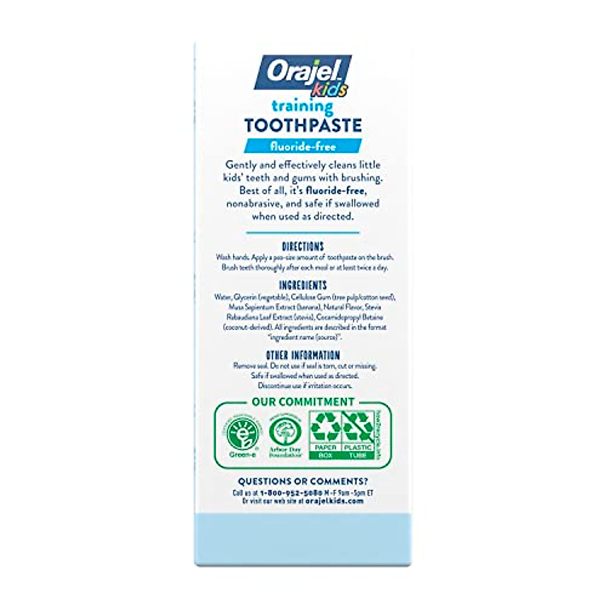 Orajel Kids CoComelon Training Toothpaste Fluoride-Free; #1 Pediatrician Recommended Fluoride-Free Toothpaste*, 1.5oz Tube