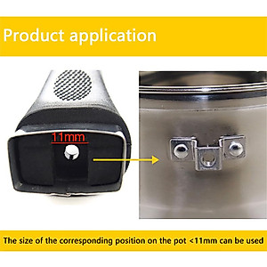 HJ Garden 1pc Bakelite Pot Handle Scald-Proof Long Handle Grip Replacement