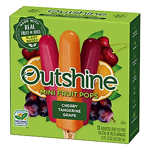 Outshine Fruit Bars Cherry, Tangerine & Grape, 18 Fl Oz