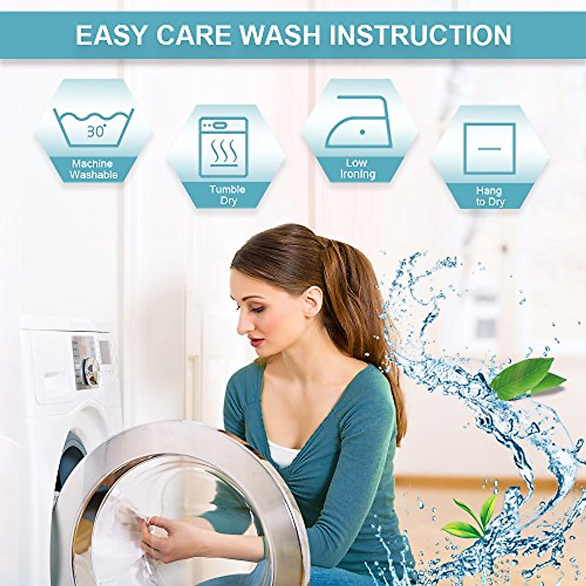 RYB HOME Blackout Curtains for Bedroom, Small Window Valances Tiers Curtain Set Light Block Privacy Drapes for Kitchen Kids Nursery Bathroom, W 52 x L 36 per Panel, Grey, 1 Pair