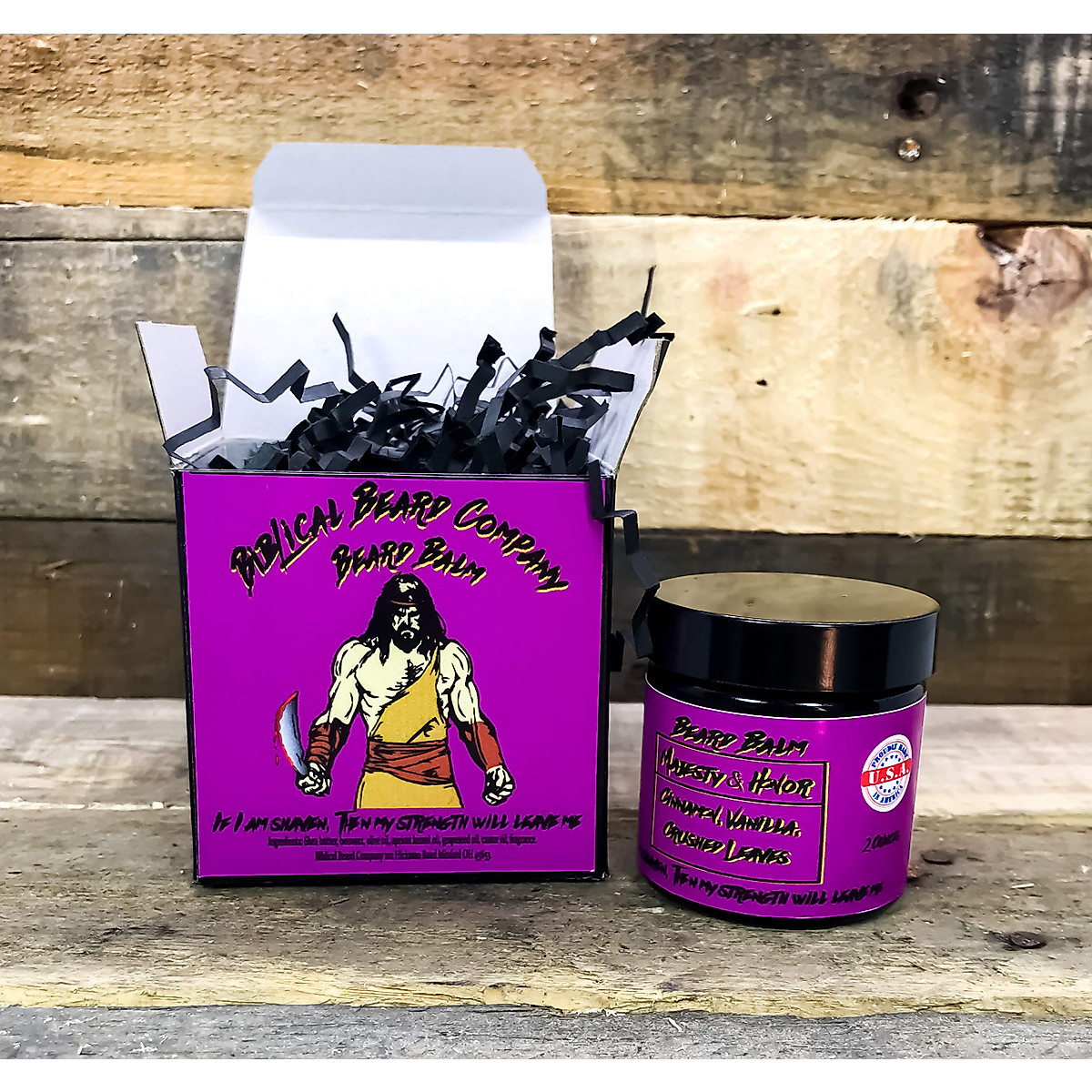 Biblical Beard Company - Beard Balm - Made in USA (Majesty & Honor)