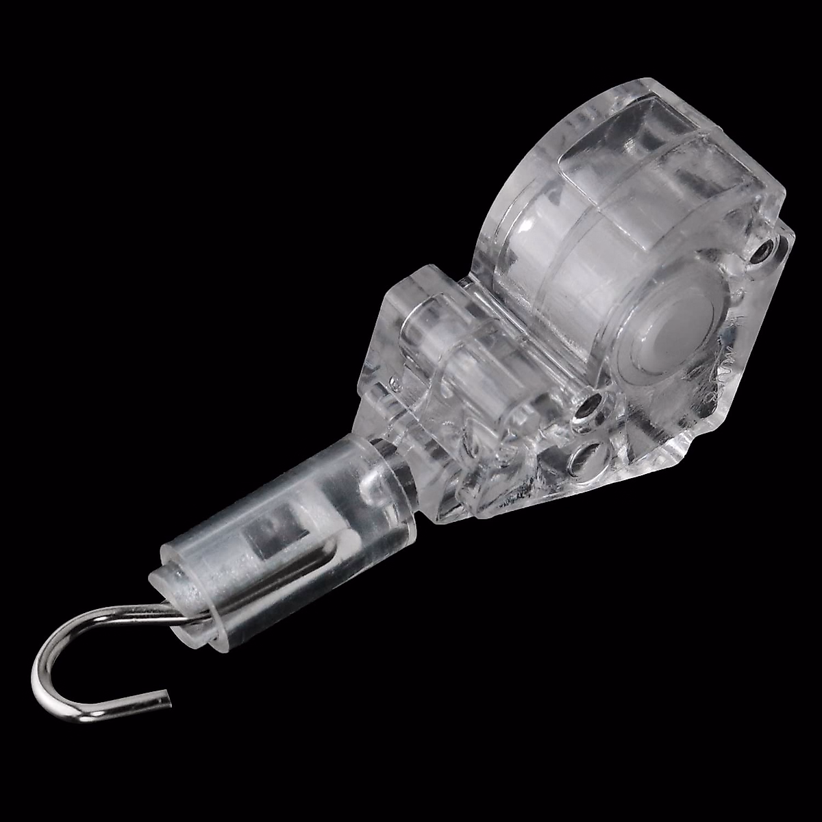 ZZLZX 2PCS Blind Wand Tilt Control Wand Tilter, Blinds Wand Tilter Mechanism, 1inch Mini Blind Head Rail Blind Tilt Mechanism Replacement with D Shaped Gear Tilt Mechanism Hook Connection