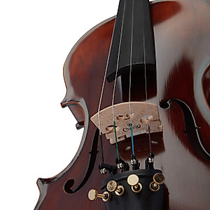 Cecilio 4 Packs of Stainless Steel Violin Strings 4/4 Full Set with E, A, D, G Strings for Electric and Acoustic Violins - Reliable and Affordable Replacement for your Fiddle