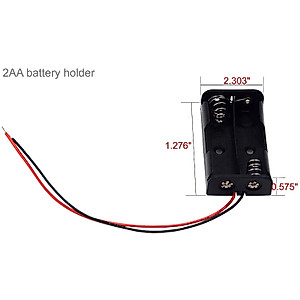 (Pack of 8)AA and AAA Battery Holders: 1Pc 1 AA Holder, 1Pc 2 AA Battery Holder, 1Pc 3 AA Holder, 1Pc 4 AA Battery Holder, 1Pc 1AAA Holder, 1Pc 2 AAA Battery Holder, 1Pc 3 AAA Holder, 1Pc 4 AAA Holder