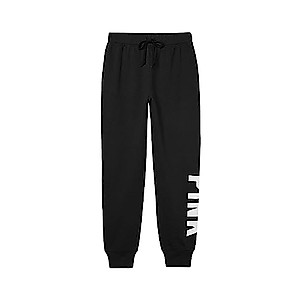 Victoria's Secret Pink Everyday Lounge Relaxed Jogger Color Black New (as1, Alpha, x_l, Regular, Regular)