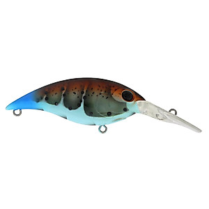 Berkley Money Badger Fishing Lure, Firetail Green Craw, 1/3 oz, 2.5in | 6.25cm, Hybrid Baitfish-Crayfish Design, Patented FlashDisc Technology, Equipped with Sharp Fusion19 Hooks