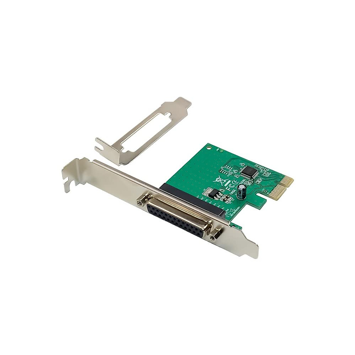X-MEDIA XM-PEX-1P PCI-E 1-Port DB25 Parallel PCI Express (PCIe x1) Card - IEEE 1284 Parallel Adapter Card - WCH382L Chipset - Supports ECP/EPP/SPP