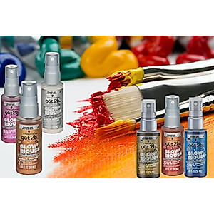 got2b GLOW'RIOUS Metallic Shimmer Hair Glitter & Body Glitter Duel Spray 1.69oz (Pink)